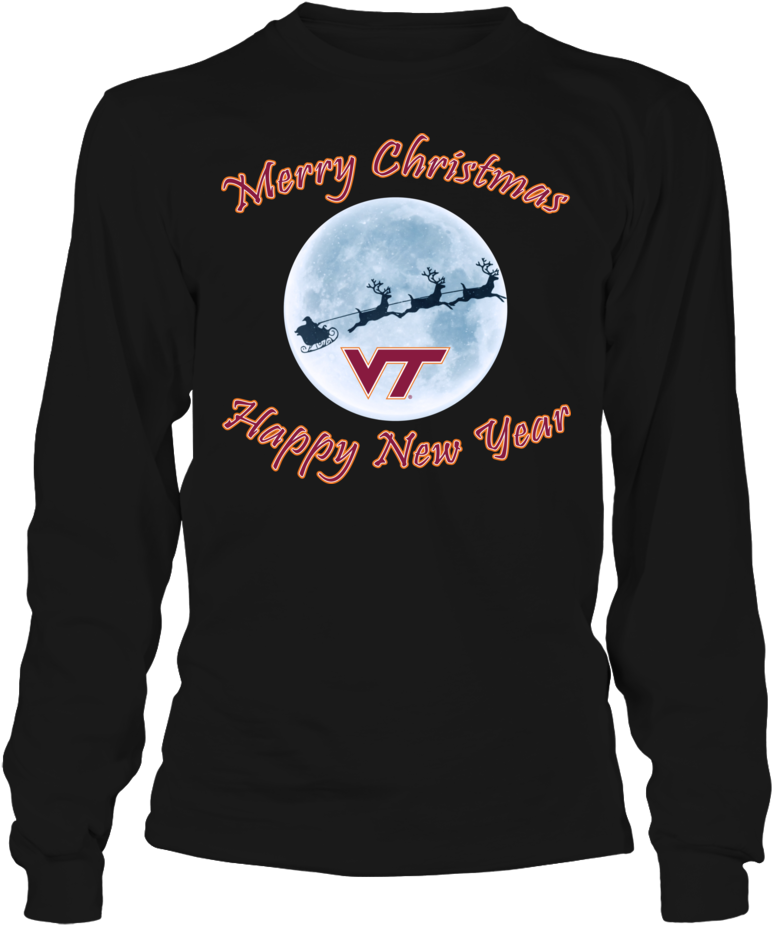 Download Virginia Tech Hokies, Merry Christmas Front Picture - Brad ...