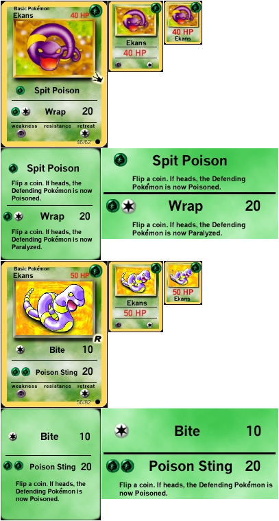 Download #023 Ekans - Pokemon Team Rocket 1st Edition Common Card #56 ...