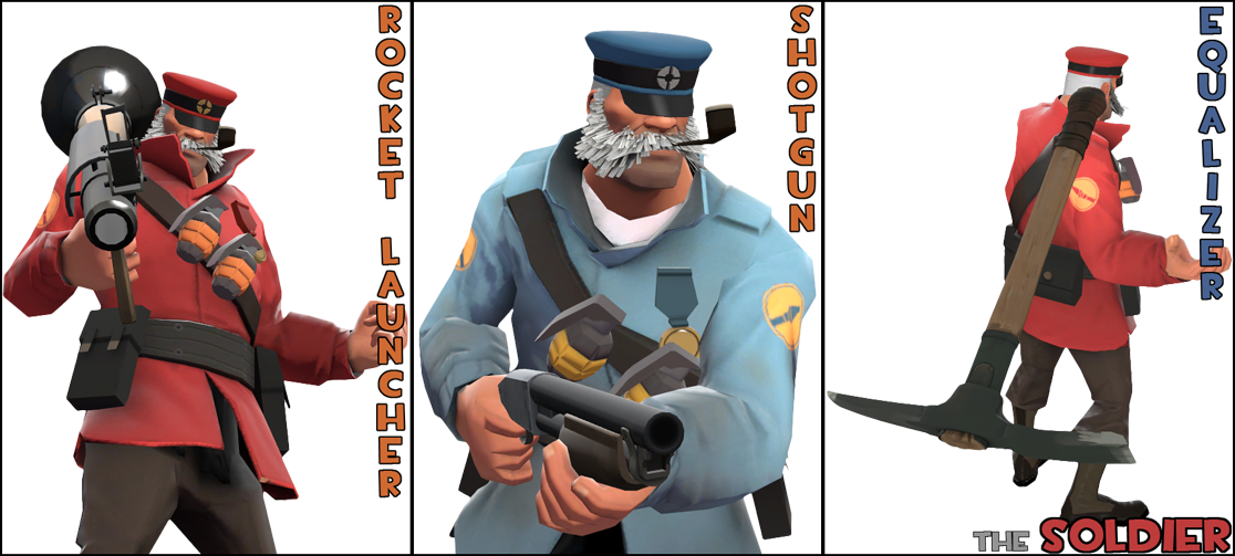 Download Magoolachub Soldier Loadout - Soldier General Loadout Tf2 PNG ...
