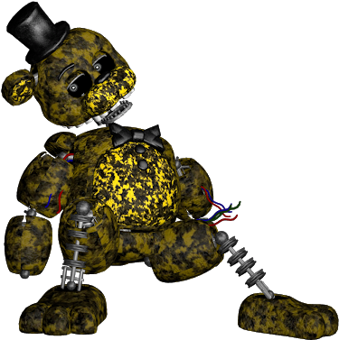 Download Freetoedit Ignited Golden Freddy - Fnaf Ignited Golden Freddy ...