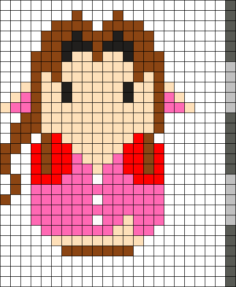 Download Aerith Perler Bead Pattern / Bead Sprite - Aerith Gainsborough ...