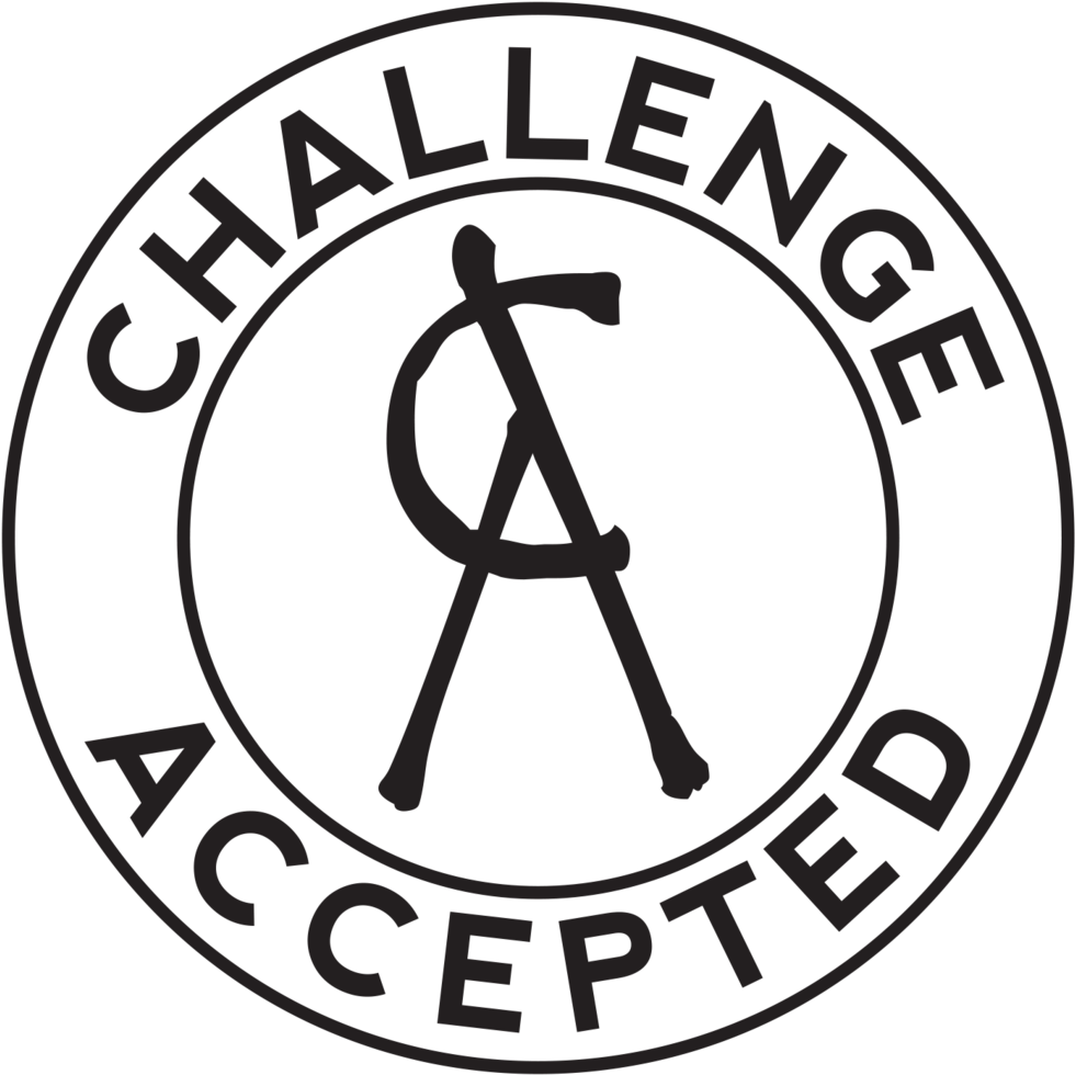 Challenge Accepted Logo V1 - 24 Hour Service - Free Transparent PNG ...