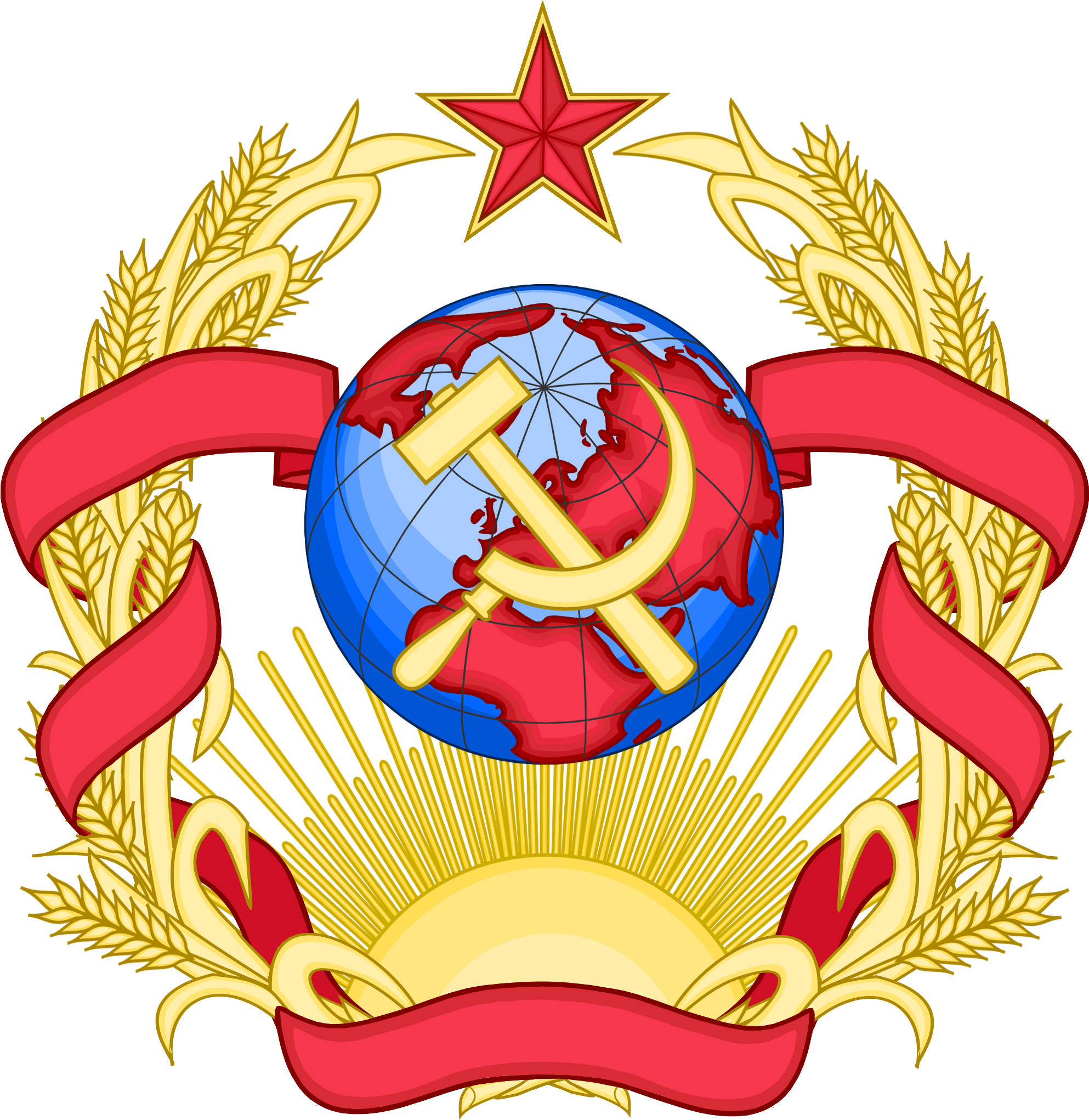 Download Flag, Coat Of Arms - Leon Trotsky PNG Image with No Background ...