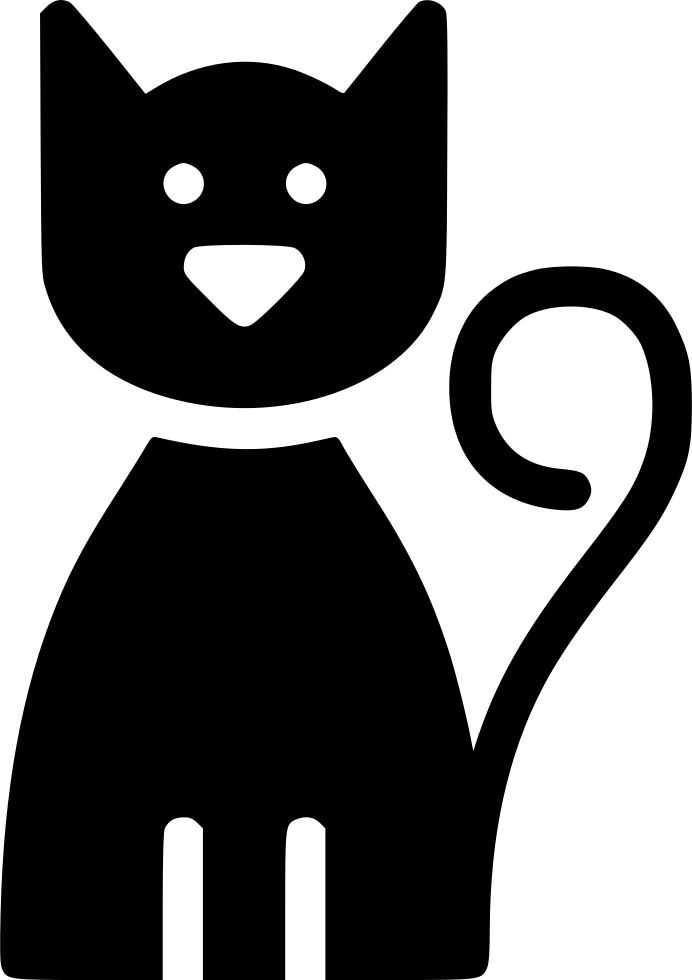 Black Cat Comments - Icon - Free Transparent PNG Download - PNGkey