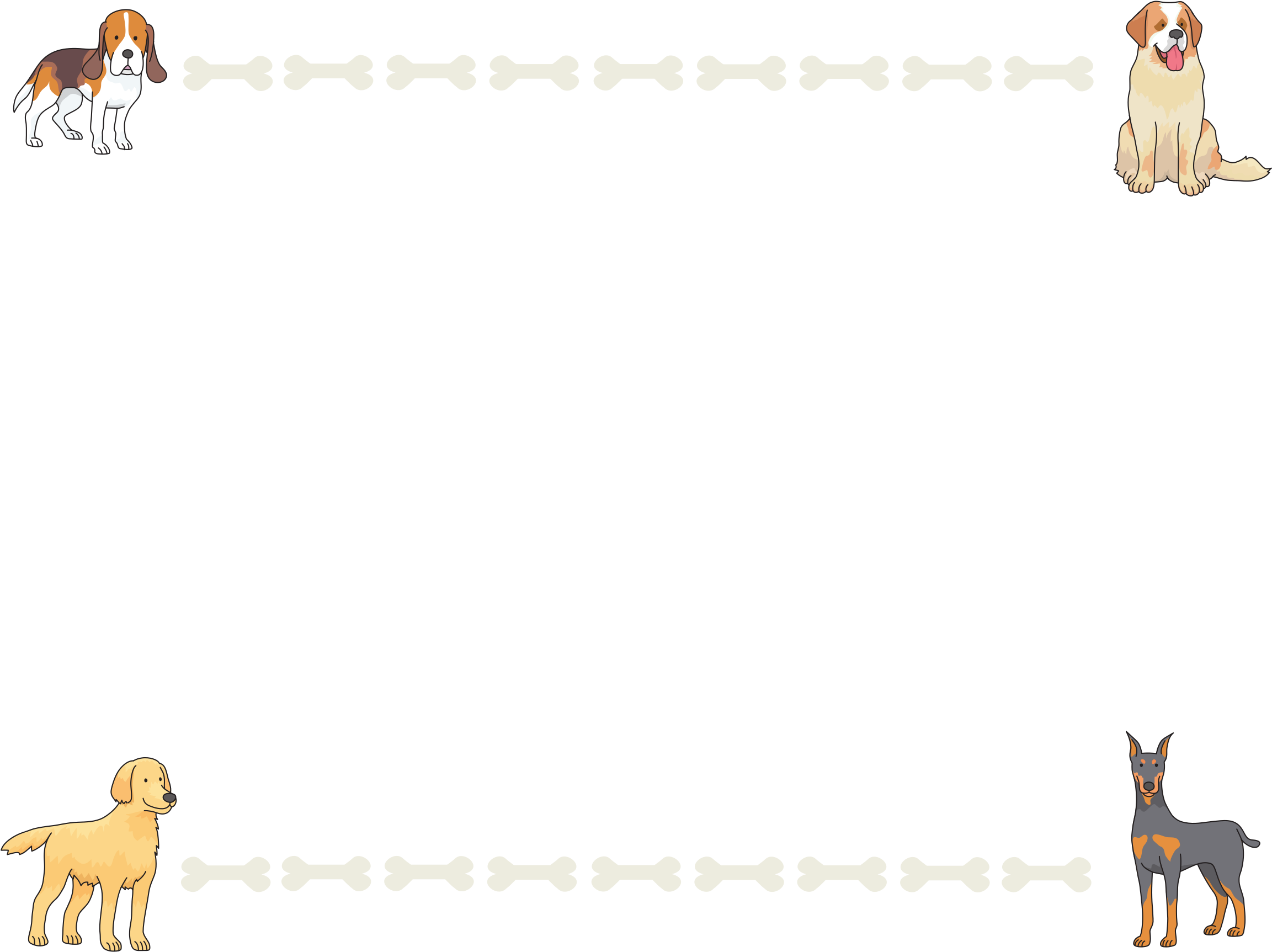 Download Dogs And Bones Frame Svg - Dog PNG Image with No Background ...