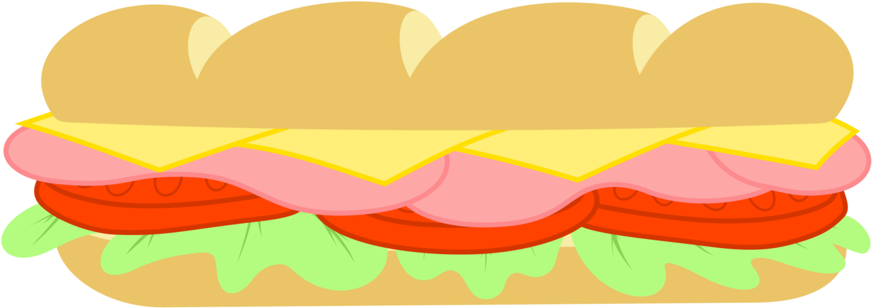 Download Sandwich Clipart Subway Restaurant - Sub Sandwich Clipart PNG ...