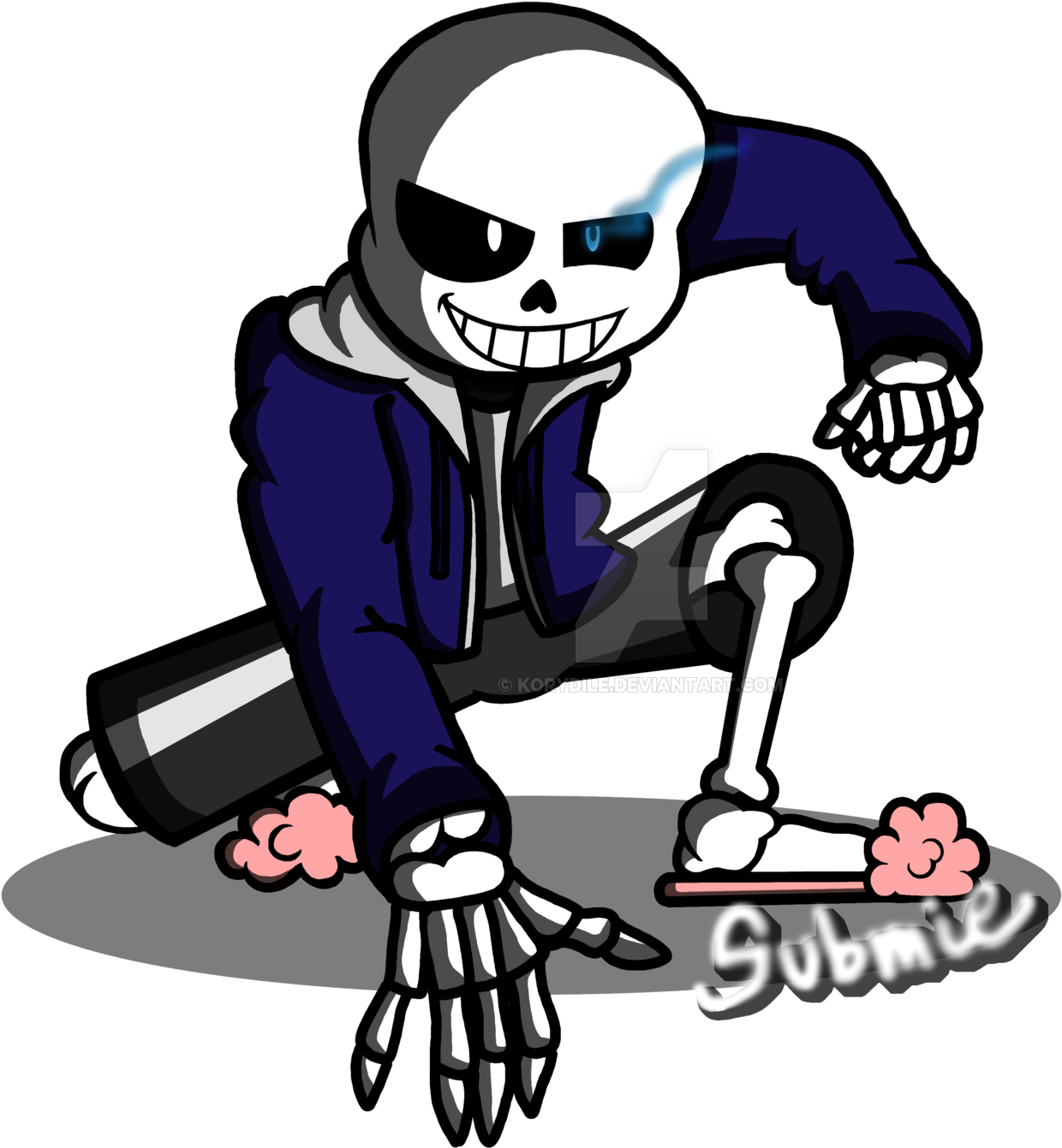 Undertale - Sans Transparent Art - Free Transparent PNG Download - PNGkey