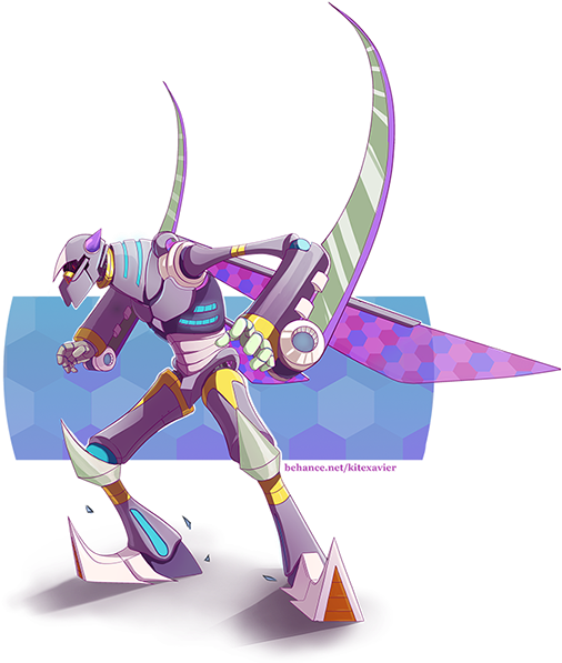 Download Dark Mantis - Henrique Xavier - Behance - Dark Mantis Mega Man ...