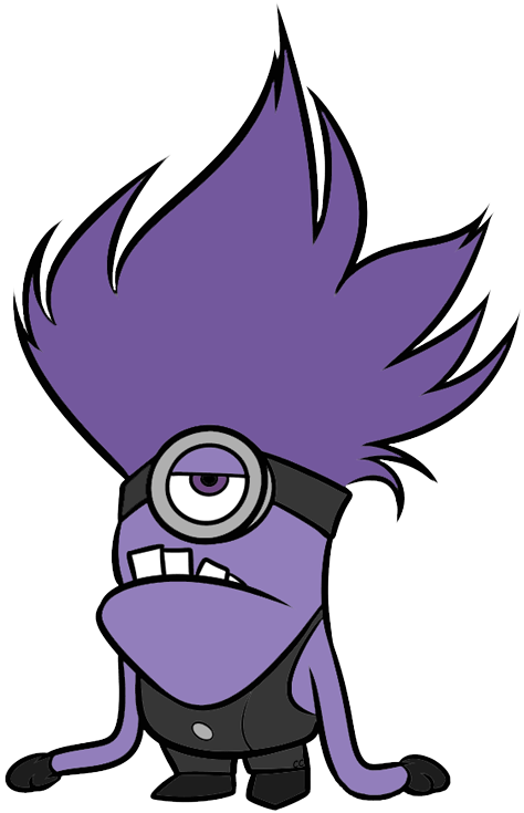 Evil Minion - Purple Minion Svg Free - Free Transparent PNG Download ...