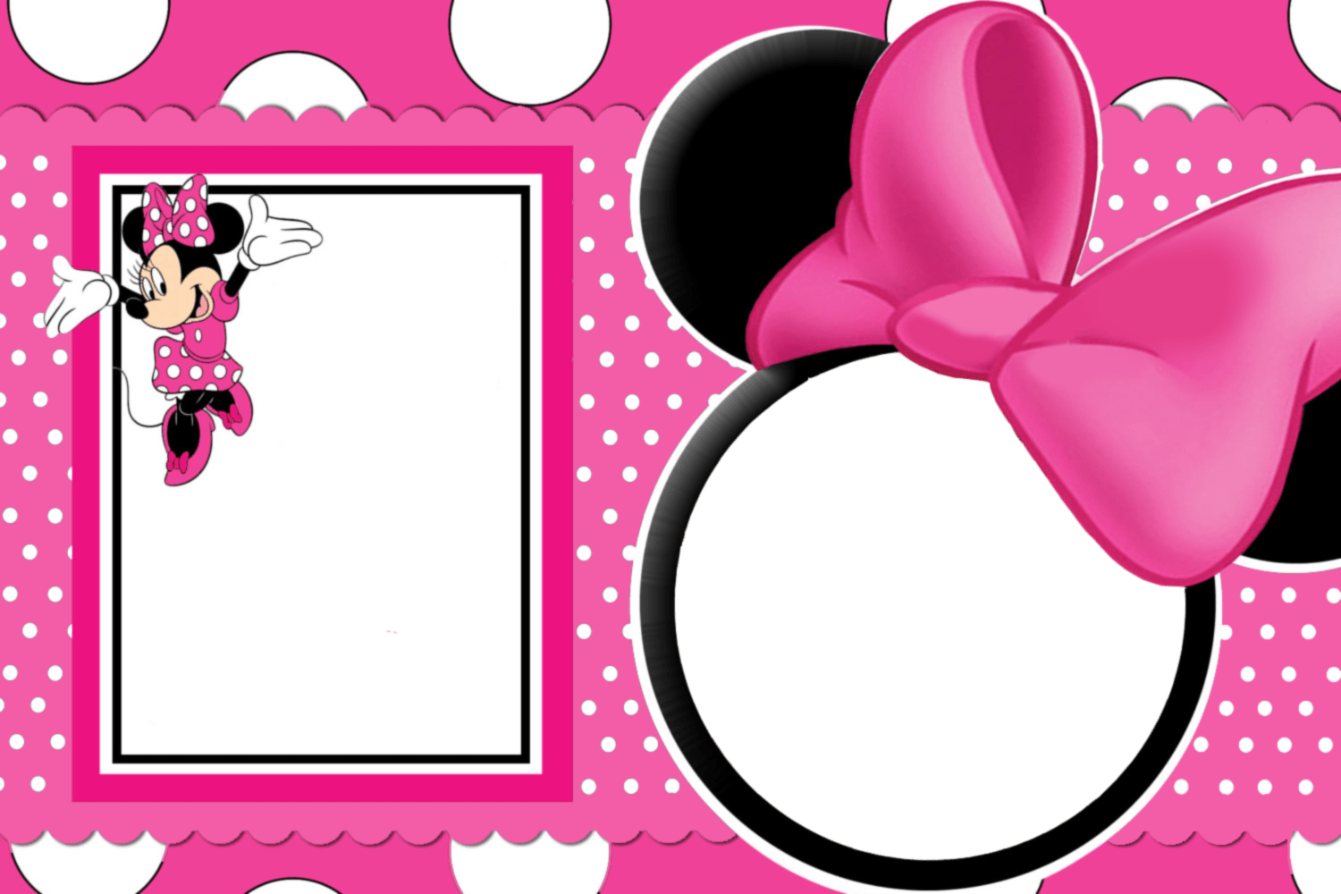Download Minnie Mouse Frame Png 34177 Free Icons And Backgrounds - Mini ...