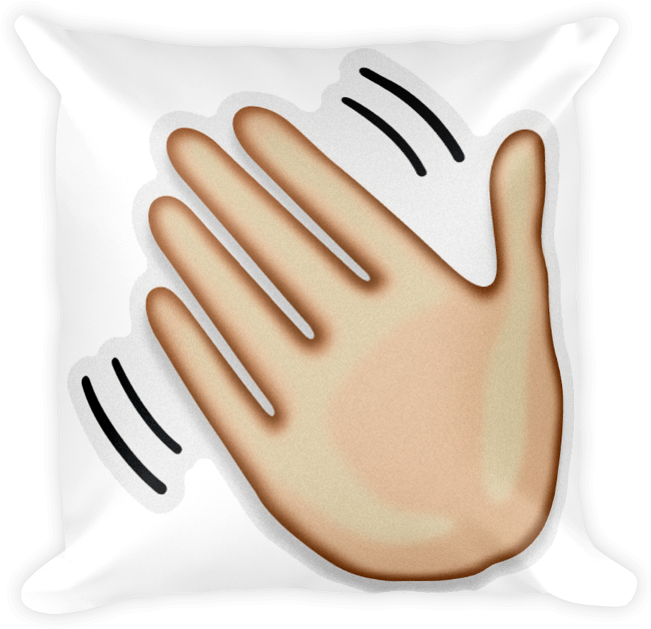 Download Waving Hand Sign - Transparent Background Wave Emoji PNG Image ...