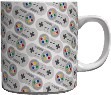 Download 1 Of - Nintendo Snes Controller Mug PNG Image with No ...