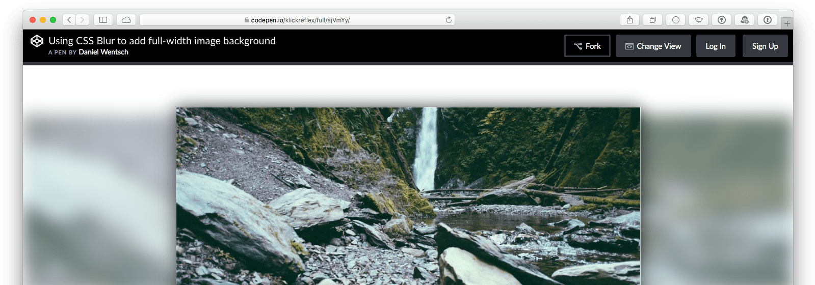 Download Using Css Blur To Add Full-width Image Background - Hero PNG ...