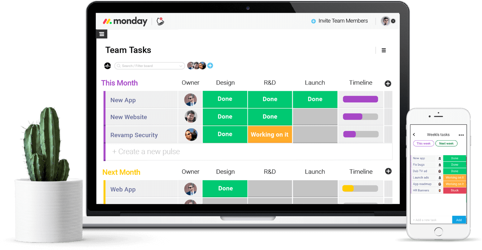 Download Monday Team Tasks Management - Monday Project Management ...