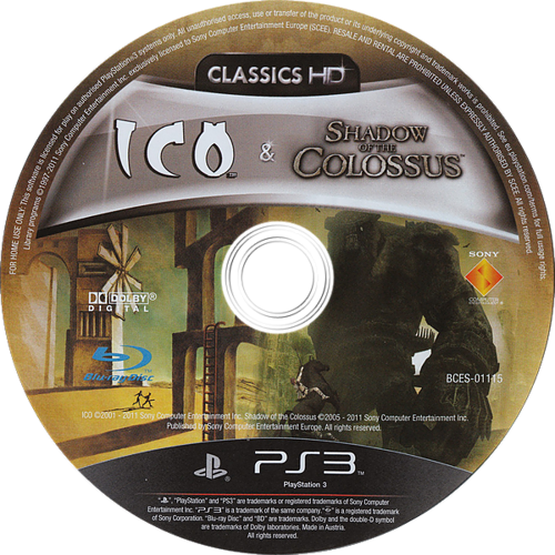 Download The Ico & Shadow Of The Colossus Collection Ps3 Disc - Ico ...