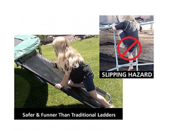 Download Wide 3-step Trampoline Ladder With Safety Latch Or ...