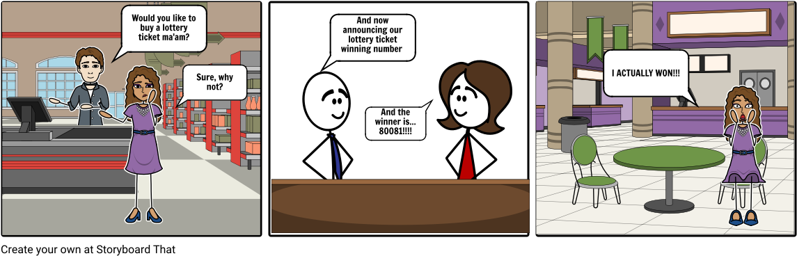 Download Won The Lottery - Cartoon PNG Image with No Background ...