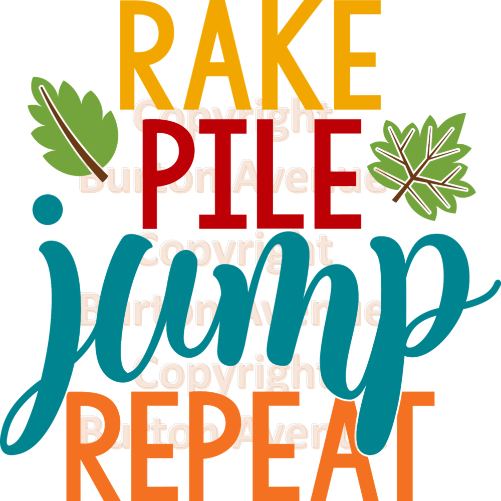 Download Rake Pile Jump Repeat PNG Image with No Background - PNGkey.com
