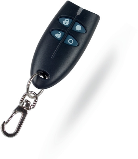 Download Key Fob Remote Control Black - Jablotron Ja 186jk PNG Image ...