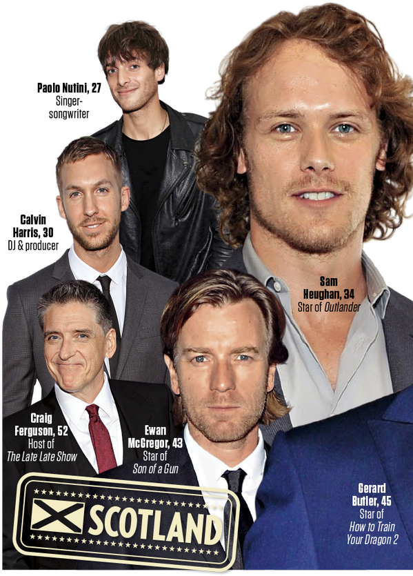 Download People Magazine Sexiest Man - Sam Heughan Luke Neal Dating PNG ...