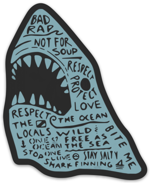 Shark Bumper Sticker - Bumper Sticker - Free Transparent PNG Download ...