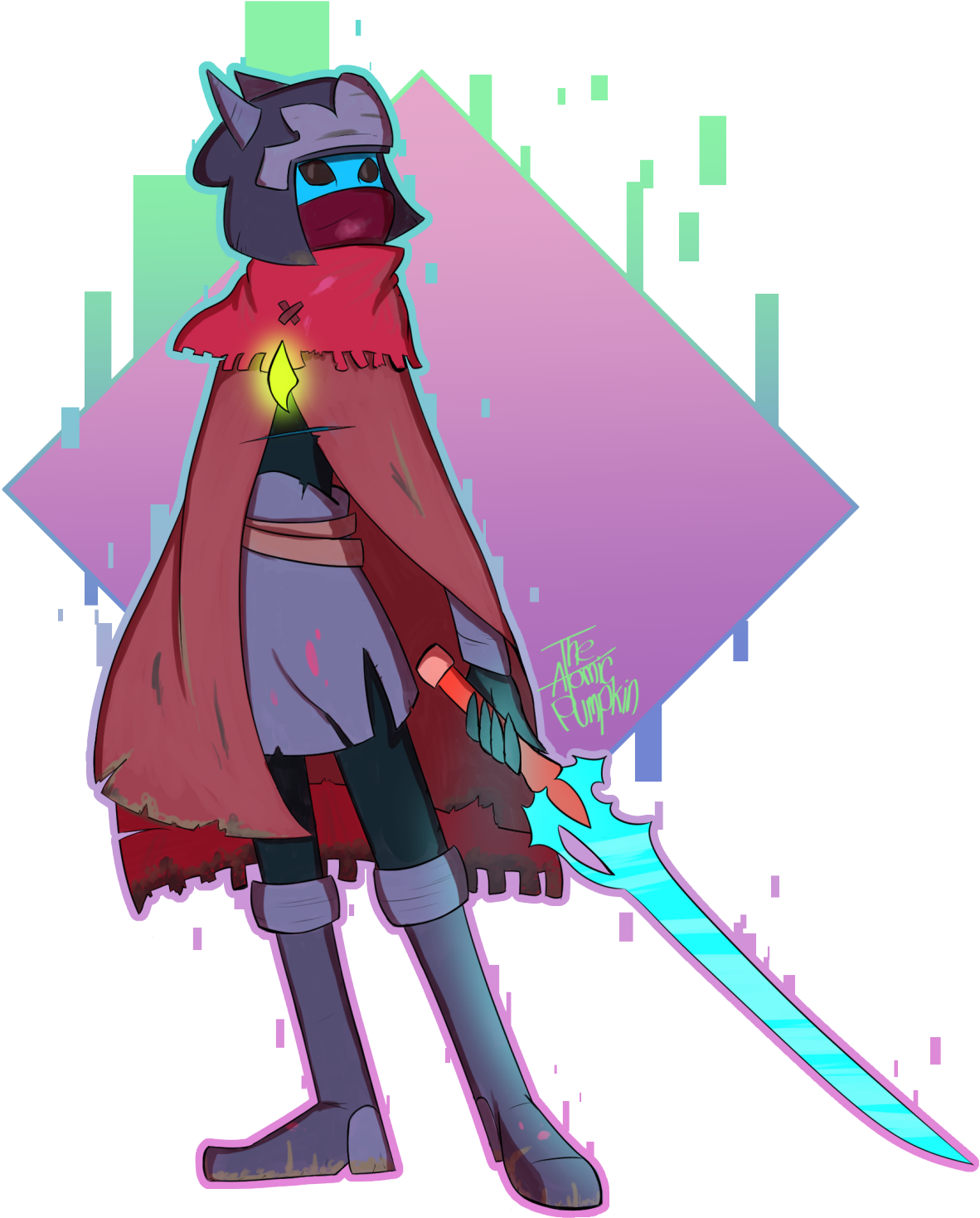 Download Please Play Hyper Light Drifter - Cartoon PNG Image with No ...