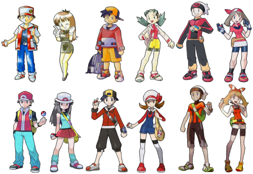 Download Pokemon Nintendo Game Freak Ken Sugimori Trainer Red Ken Sugimori Pokemon Trainer Png