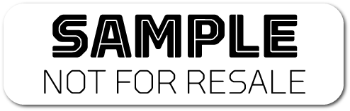 "sample, Not For Resale" Stickers - Sample Not For Resale Sticker ...