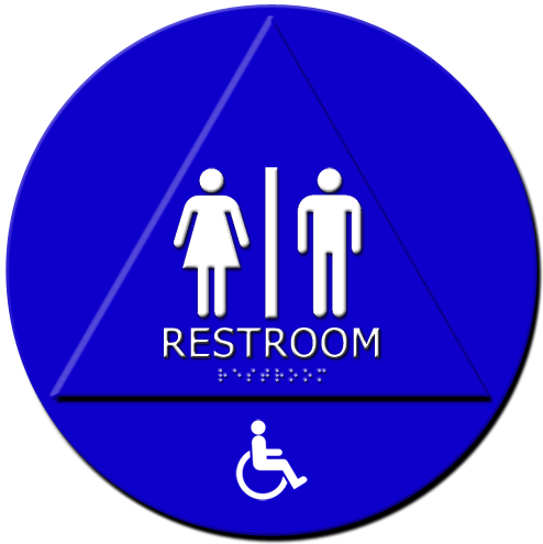 Download A - B - C - - Triangle And Circle Restroom PNG Image with No ...