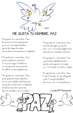 Download Día De La Paz Peace Crafts, Spanish 1, Spanish Class, - Framed ...