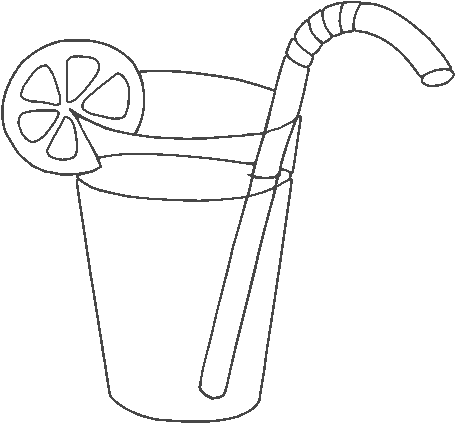 Página Para Colorear De Refresco Limonada Bebidas Gaseosas Dibujos