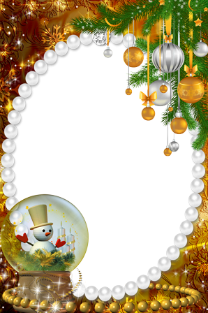 Download Photo Frame - Christmas Magic - Merry Christmas Frame PNG ...