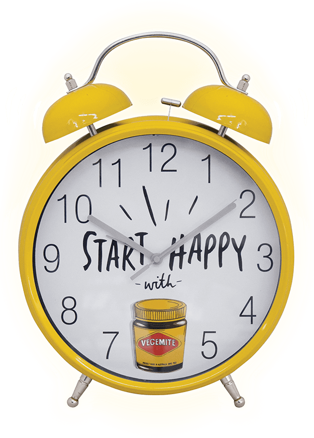 Download Vegemite Clock - Relogio De Mesa Infantil PNG Image with No ...