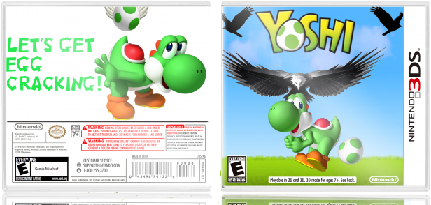 Yoshi 3d Box Art Cover - Yoshi - Free Transparent PNG Download - PNGkey