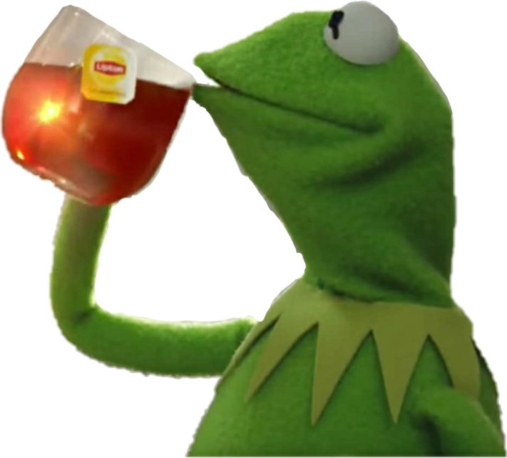 Kermit Kermitthefeog Tea Petty Sippintea - Sip The Tea Meme - Free ...