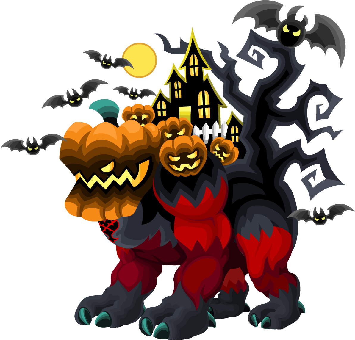 Download Hocus Pocus Khx - Kingdom Hearts Heartless Boss PNG Image with ...