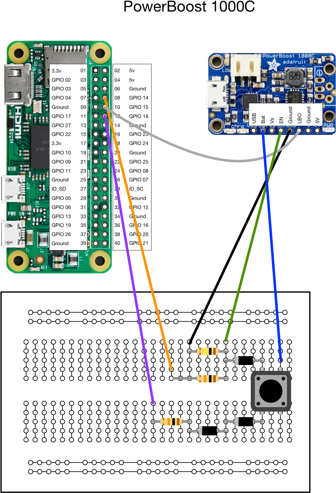 Download Image - Powerboost 1000 Charger - Rechargeable 5v Lipo Usb PNG ...