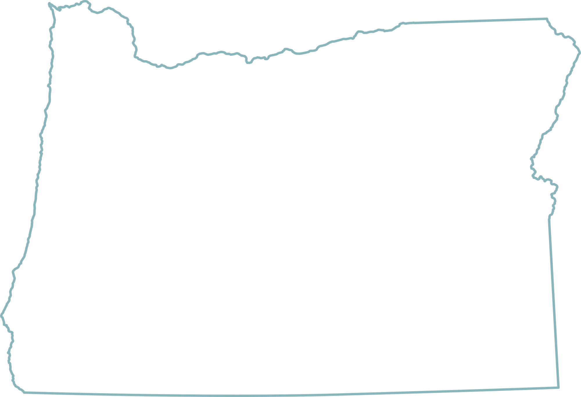 Download Oregon Outline - Transparent Oregon Outline PNG Image with No ...