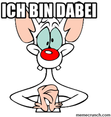 Download Lovely Memes T Ich Bin Dabei - Pinky And The Brain Masks PNG ...