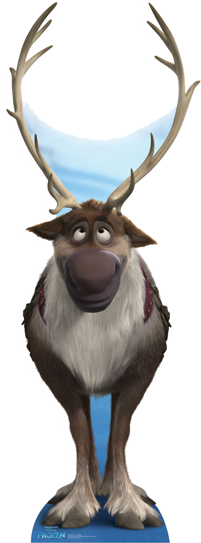 Download Frozen Sven Png Free Download - Frozen Life Size Cutout Of ...