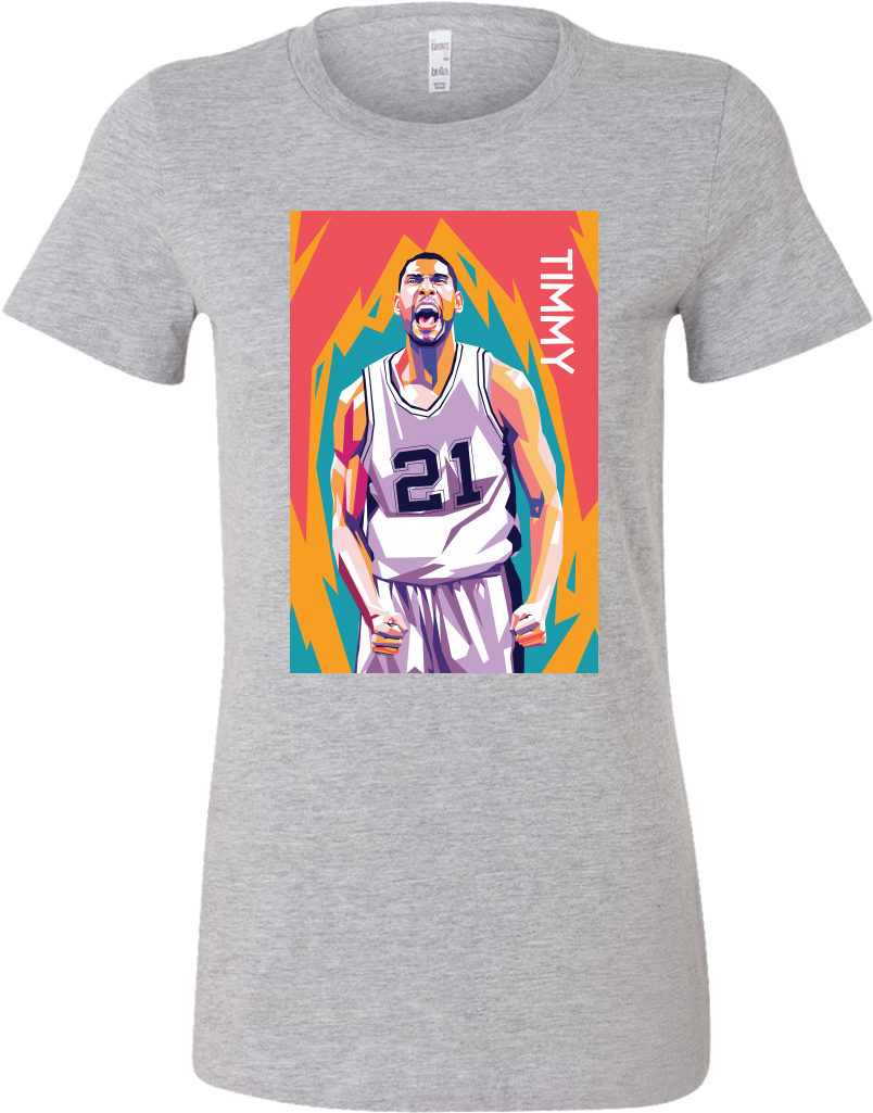 Tim Duncan Pop Art Women's Shirt - Halloween Day Of The Dead Candle ...