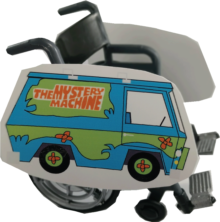 Mystery Machine Lookalike Wheelchair Costume Child's - Costume - Free ...