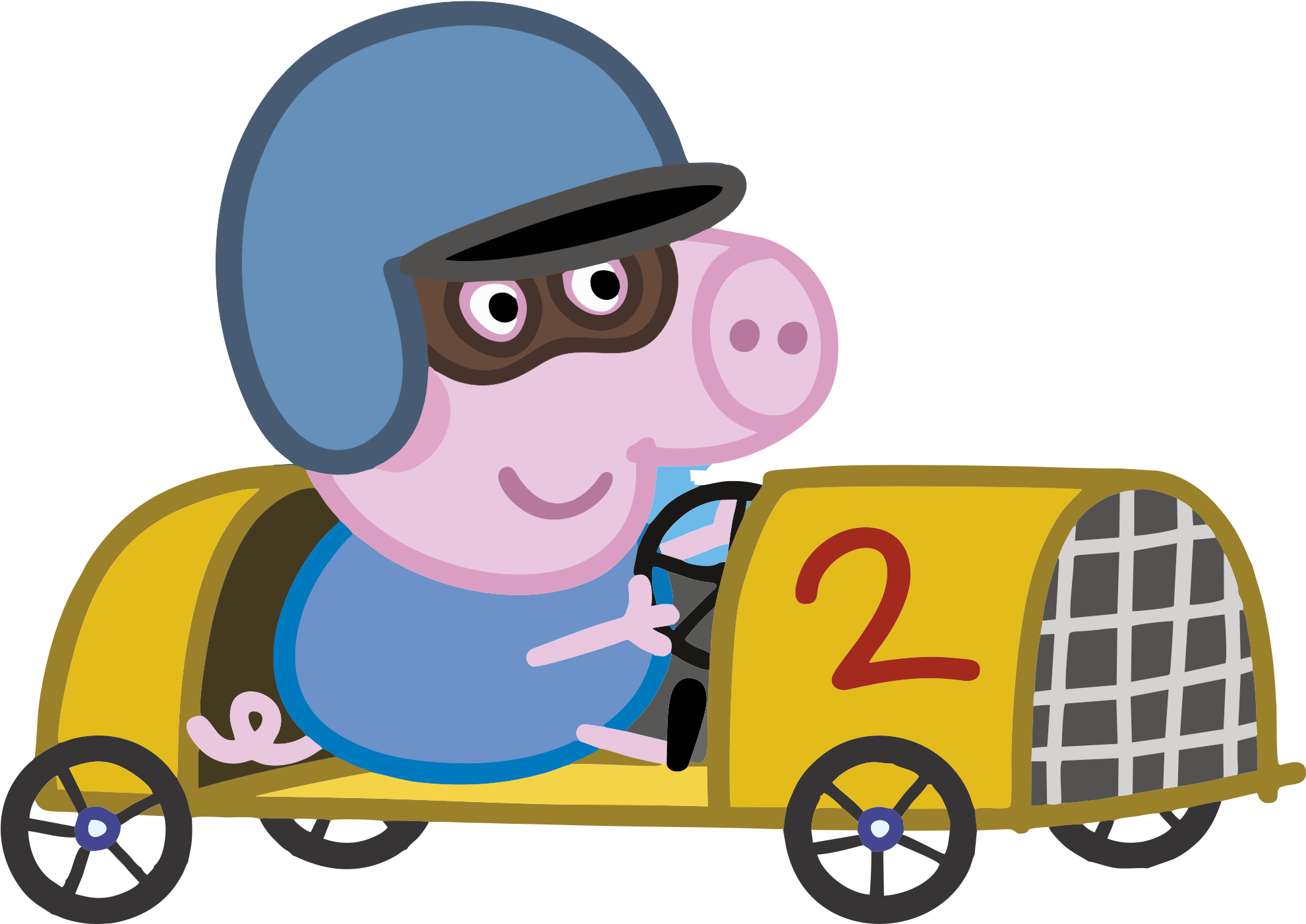 Download Papai Pig - - Peppa Pig Slow Down, George Book PNG Image with ...