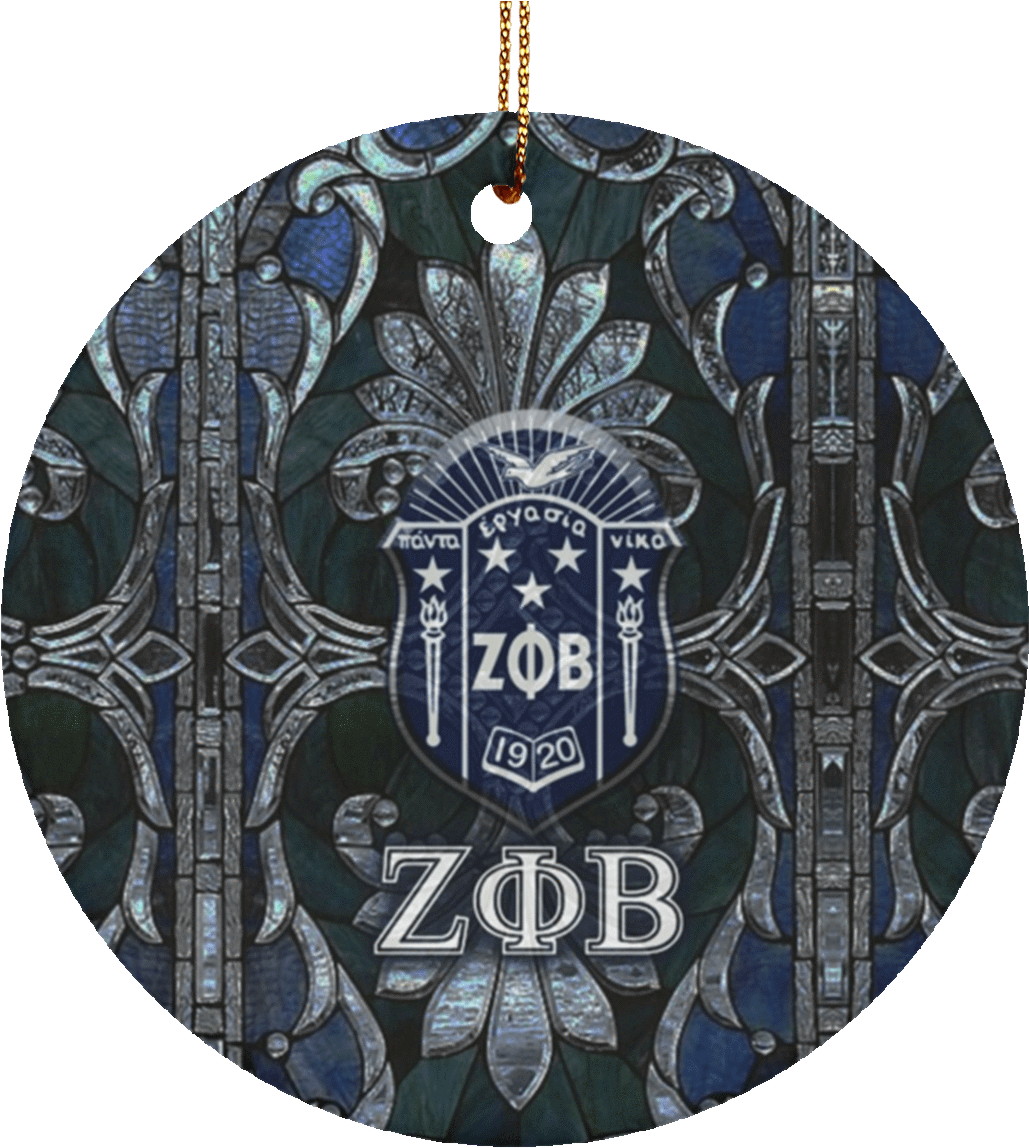 Download Zeta Phi Beta Circle Ornament - Emblem PNG Image with No ...