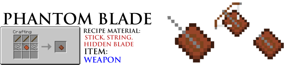 Download Assassincraft Mod Crafting Recipes - Minecraft Secret Crafting ...