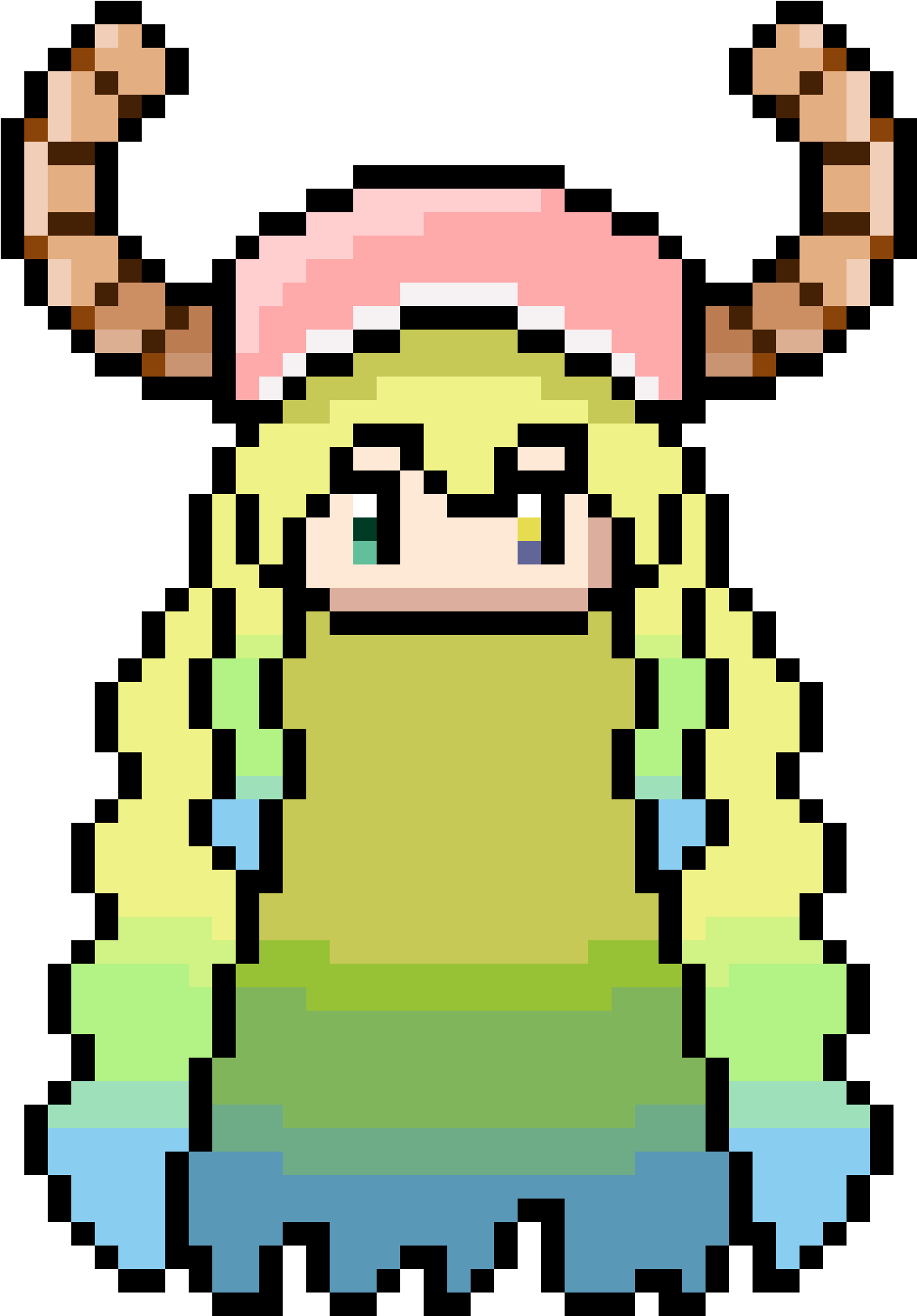 Fan Maidpixel Art For Lucoa - Pixel Art Ecchi - Free Transparent PNG ...