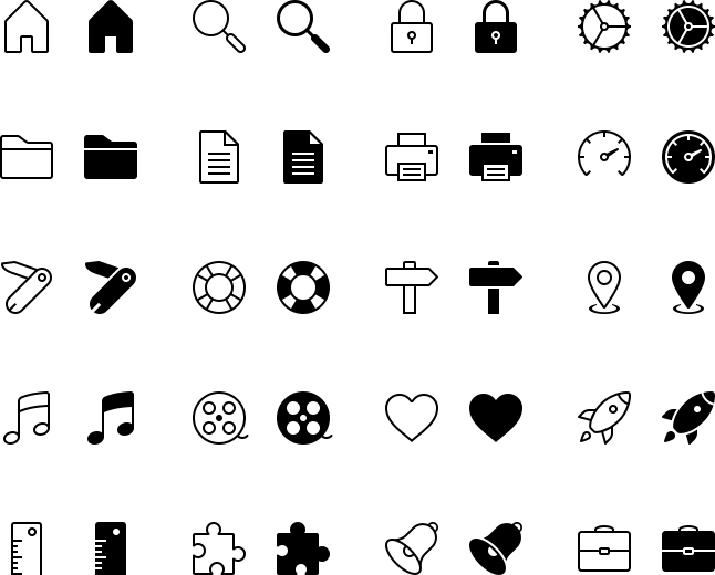 Download Pack Preview - Tab Bar Icons Transparent PNG Image with No ...