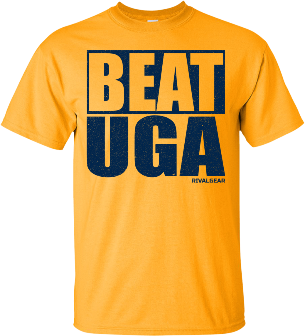 Download Georgia Tech Yellow Jackets Fan T-shirt, Beat Uga - Shirt PNG ...
