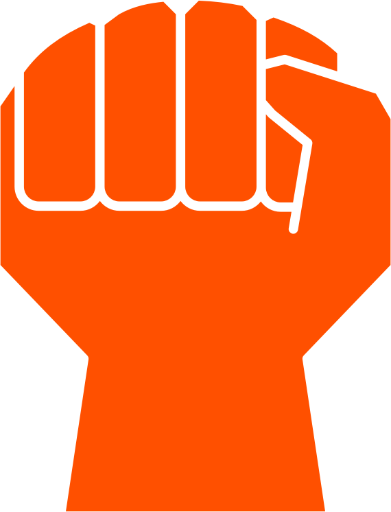 Download Medium Image - Orange Fist PNG Image with No Background ...