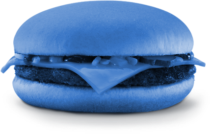 Mcdonald's Blue Burger - Happy Meal Hamburger - Free Transparent PNG ...